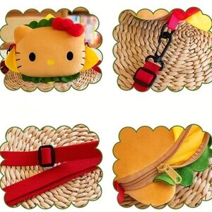 Hello Kitty | Bags | Hello Kitty Cheeseburger Crossbody Zipper Bag Nwot ...